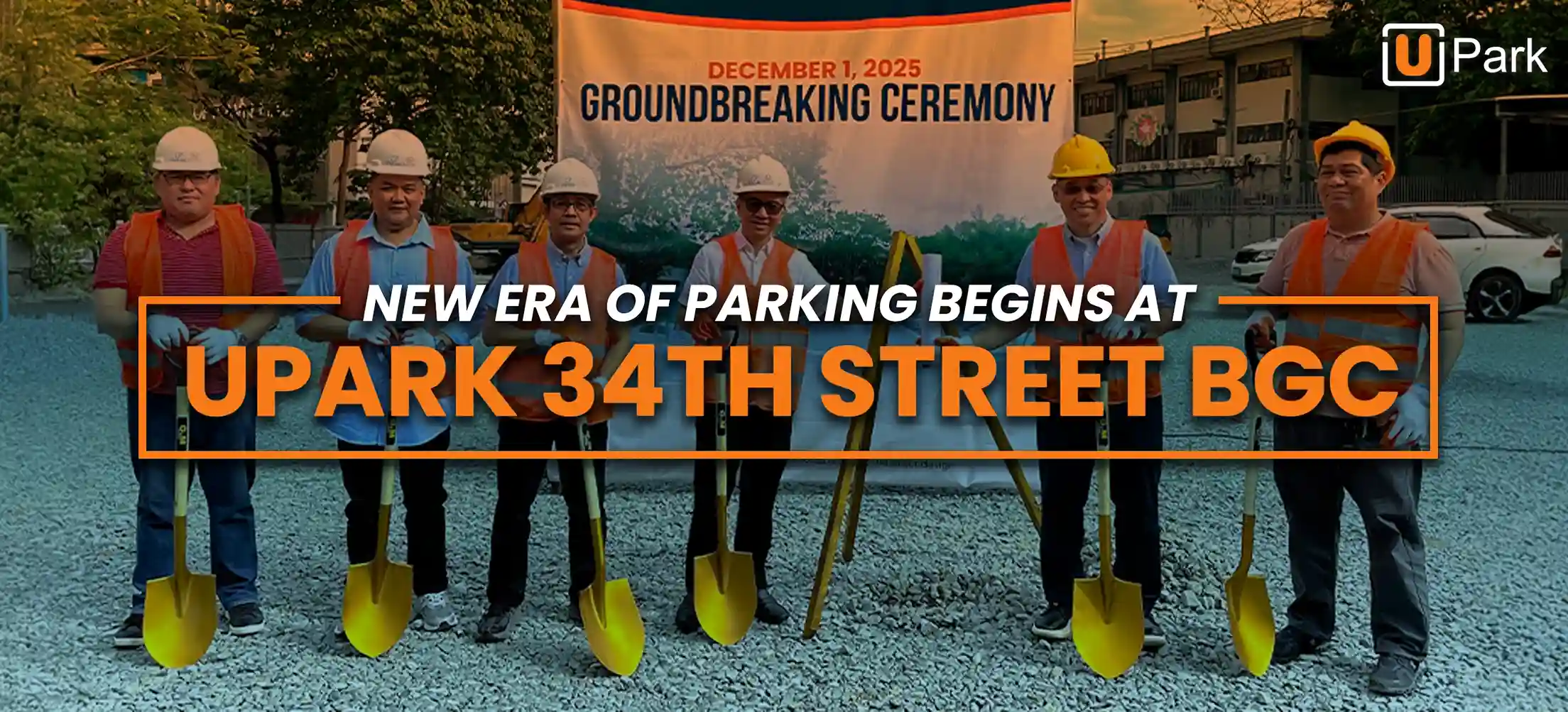 UPark Groundbreaking Ceremony at BGC — New Parking in BGC